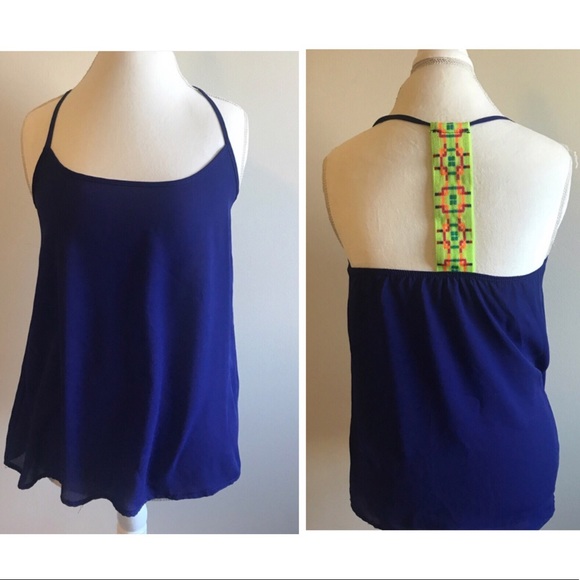Tops | Womens Spaghetti Strap Tank W Back Strap Detail | Poshmark
